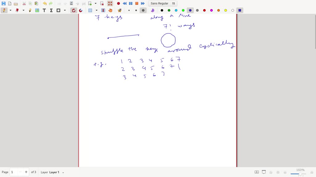 SOLVED: Arranging keys on a ring In how many different ways can seven ...