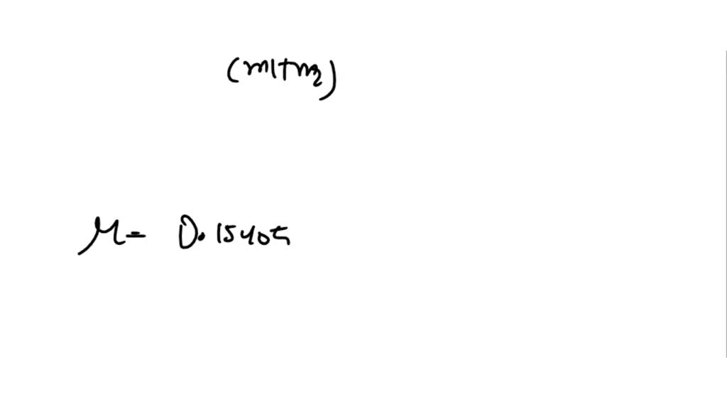 SOLVED: Using the information below, calculate the stretching frequency ...