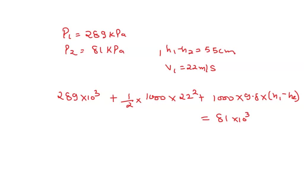 SOLVED: Chapter 03, Practice Problem 3.17 (Bernoulli/continuity) Water ... SOLVED: Chapter 03, Practice Problem 3.17 (Bernoulli/continuity) Water ...
