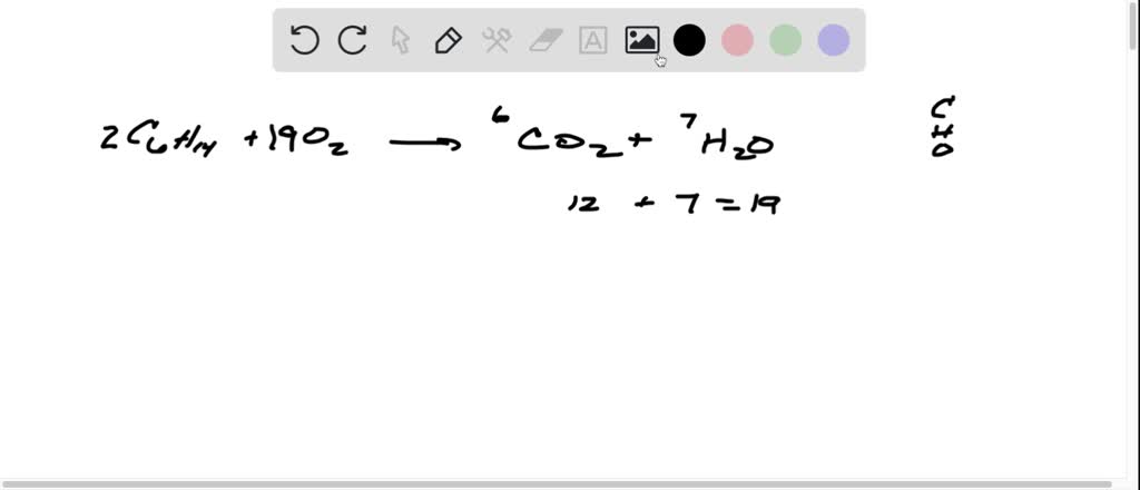 SOLVED: Consider the unbalanced equation for the combustion of hexane ...
