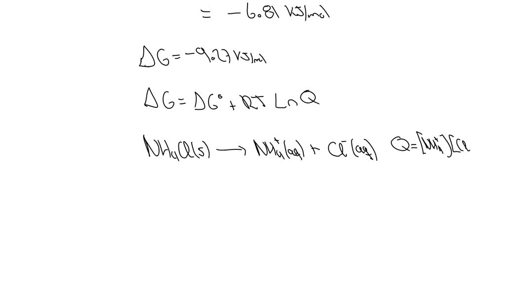 SOLVED: Texts: Calculate the standard change in Gibbs free energy, Δ𝐺∘rxn, for the given ...