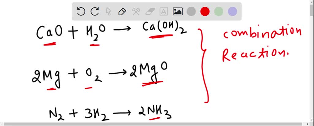 SOLVED: 7. Of the balanced chemical equations below, which one most ...