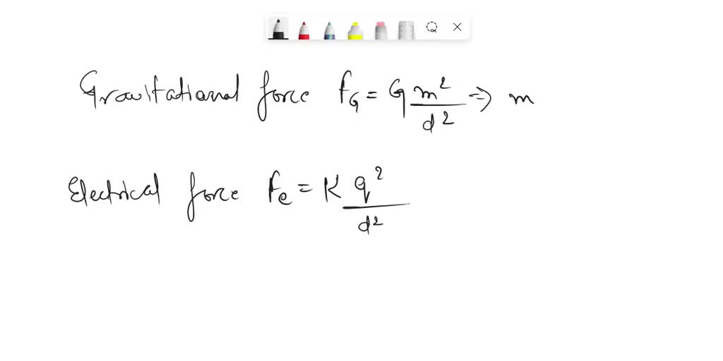 SOLVED: A main difference between gravitational and electric forces is ...