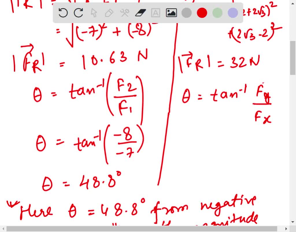 Solved Consider Two Forces Of Magnitudes 7 N And 8 N Acting On 3