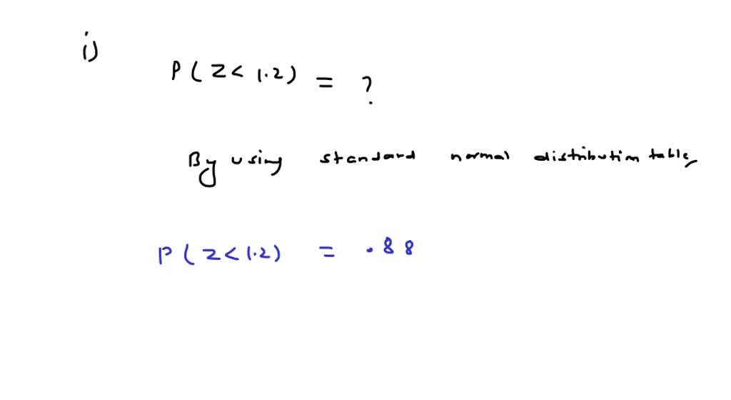 SOLVED: Use the standard normal distribution. What is the probability z ...
