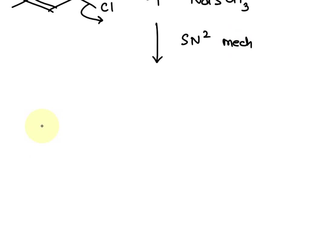 SOLVED: Consider the following Sn2 reaction: 7.64 NaSH Br DMSO SH 7.6 4 ...