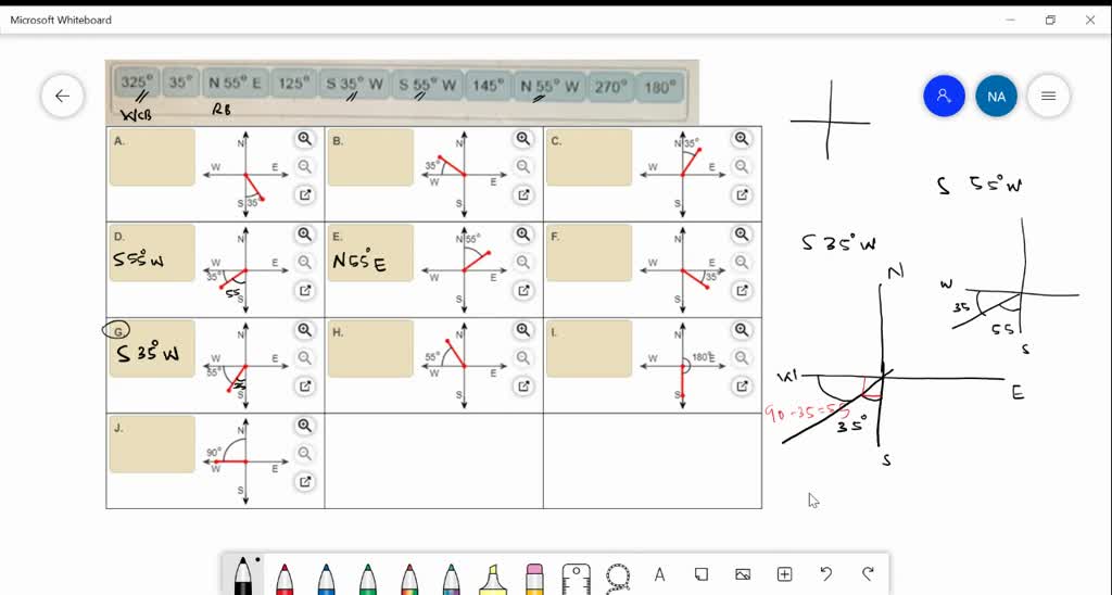 SOLVED: Text: Match each measure of bearing with its appropriate graph ...