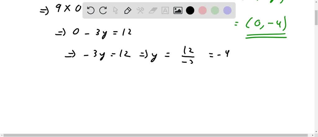 6. Consider the linear equation 9x 3y = 12, a. The pair (3,5) is a solution to the equation ...