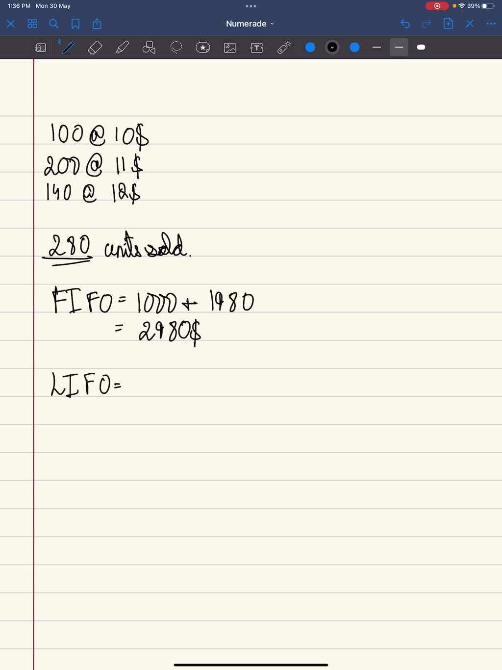 SOLVED: . Calculate a business’s inventory turnover rate if the opening ...