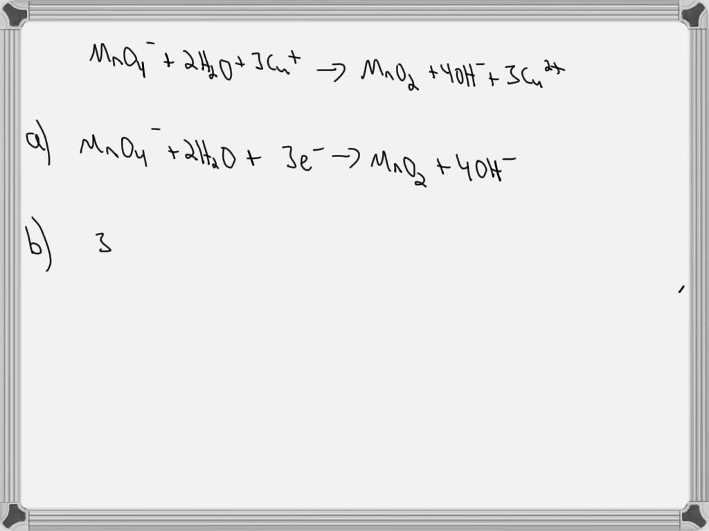 Inorganic Chemistry Reaction Intermediates Of Mno2