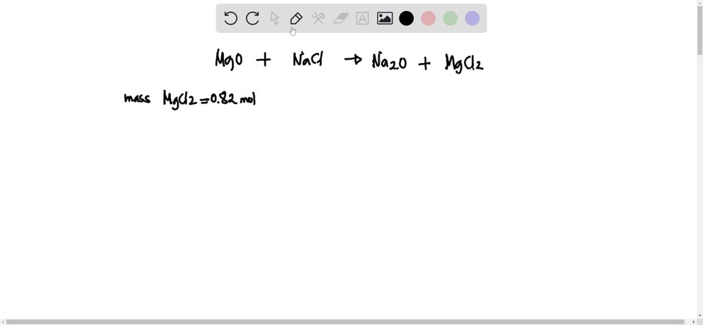 SOLVED: 'Magnesium Oxide reacts with Sodium Chloride to produce Sodium Oxide and Magnesium ...