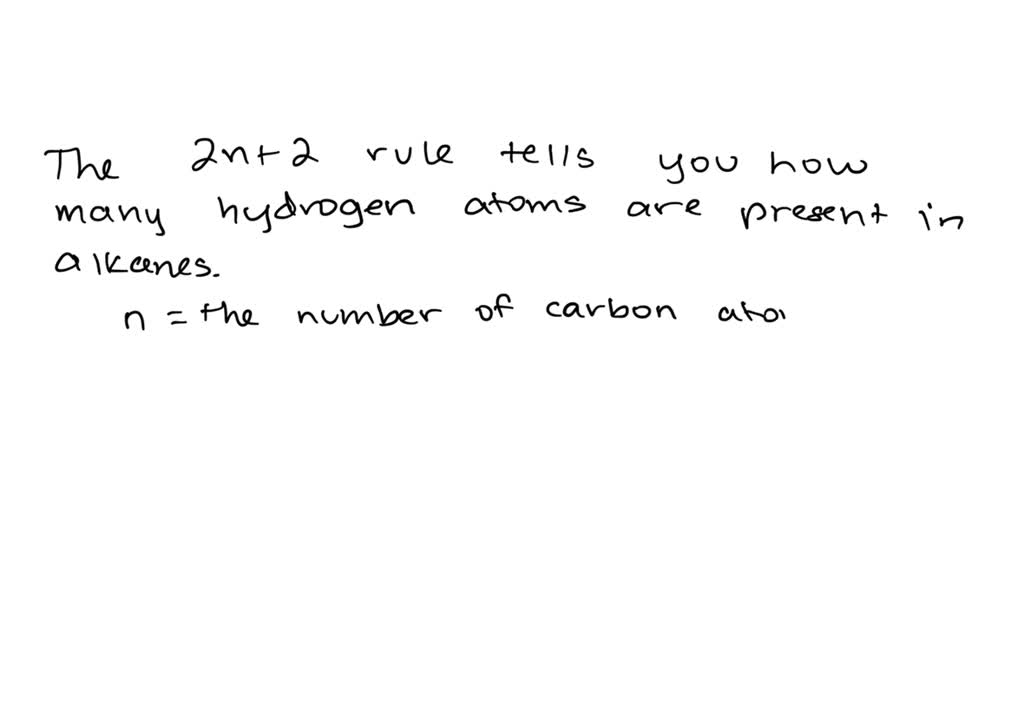 SOLVED: Using the formula 2n +2 can you please name and write the ...
