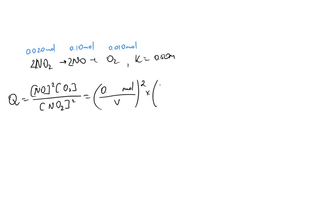 SOLVED: When nitrogen dioxide is in equilibrium with nitrogen monoxide ...
