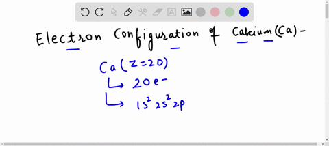 Electron Configuration Of Calcium