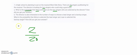 You are 1 of 7 female candidates auditioning for 2 parts-the heroine ...