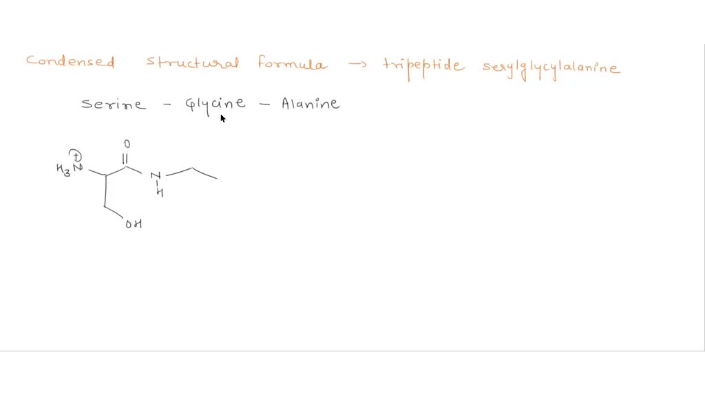 SOLVED: formula for the tripeptide described as lys val-trp. Draw the ...