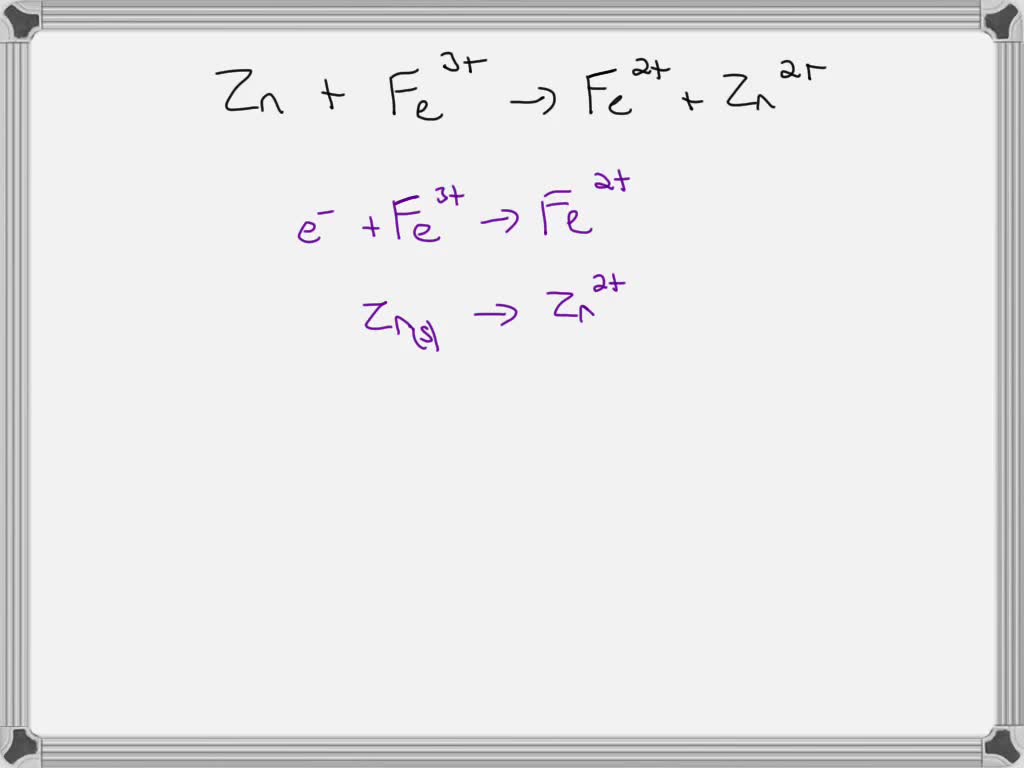 SOLVED: 'Combine the following two reactions to obtain a balanced ...