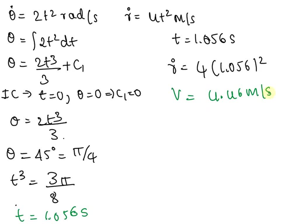 Using the diagram given, find the velocity and acceleration of the collar C. Rod BD has a ...