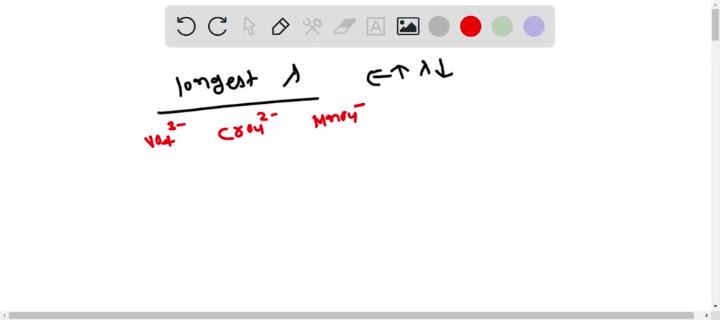 SOLVED: The isoelectronic ions VO43-, CrO42-, MnO4- all have intense ...