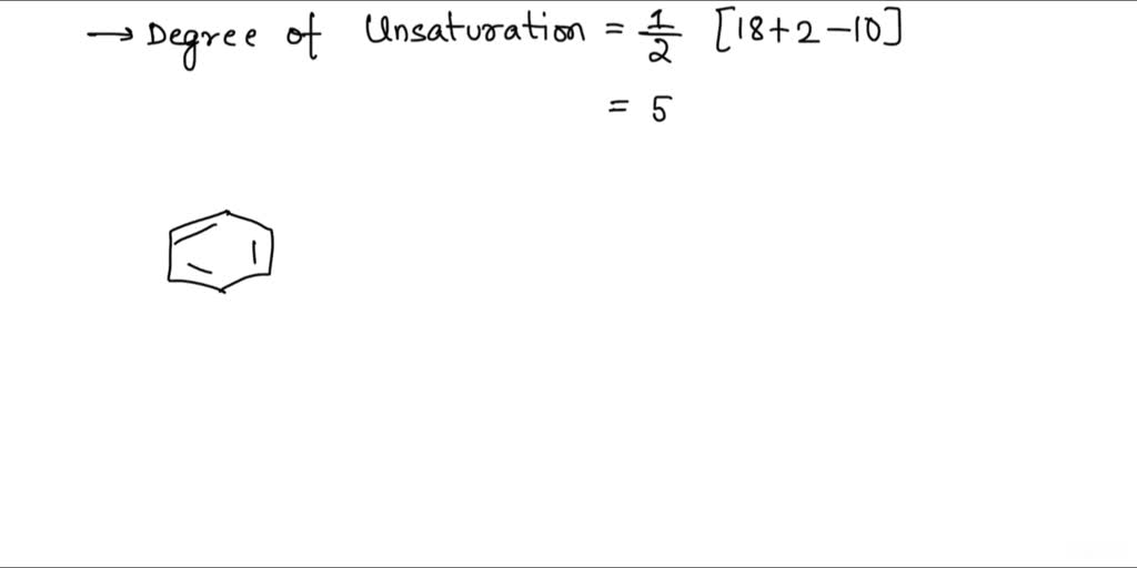 SOLVED: What is an appropriate structural formula for a compound with ...