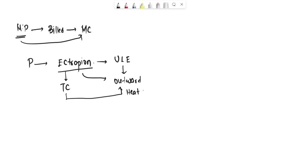 SOLVED: The physician repairs an ectropion on the patient's upper left ...