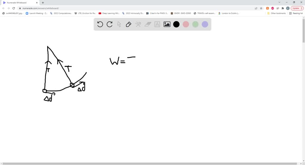 Find the work done by the tension force of a simple pendulum ...