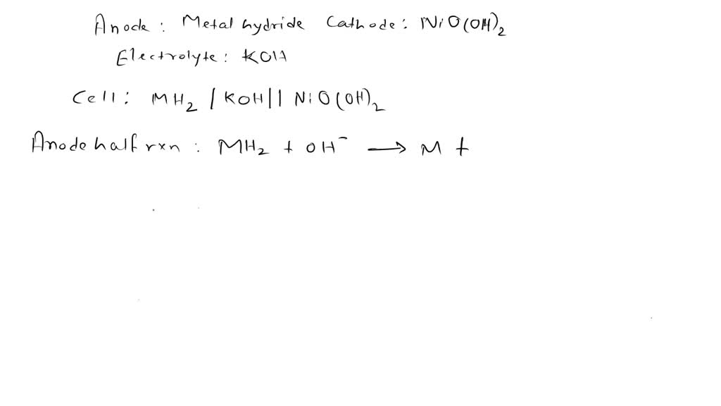 SOLVED: Write the balanced half-reaction in basic conditions that ...
