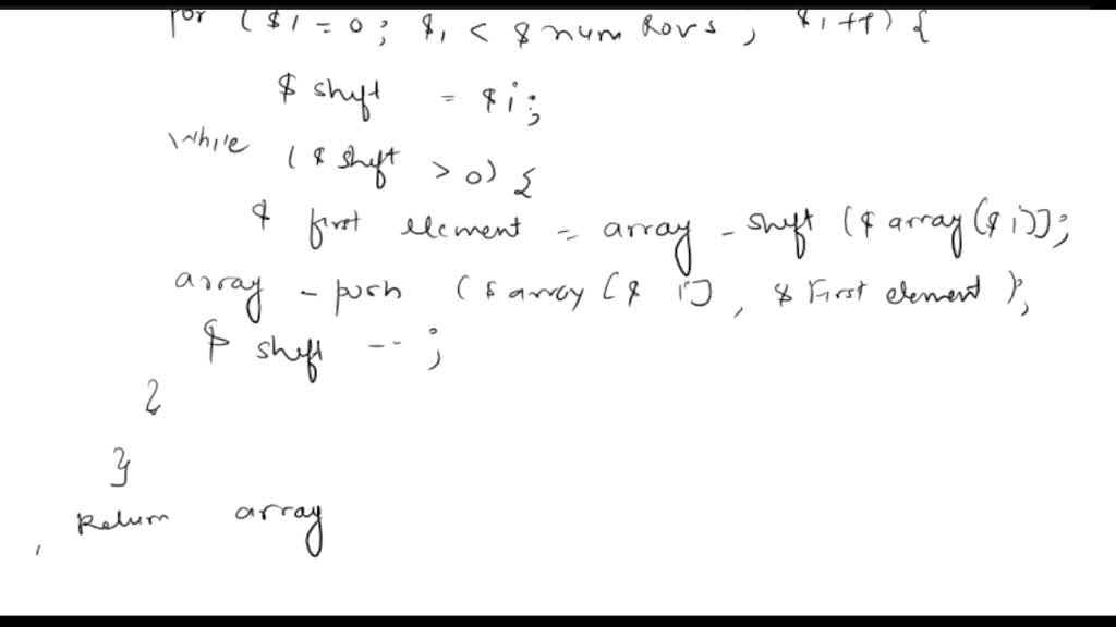 Solved Write A Method That Inverts A 2d Array Inverting A 2d Array Means That Each Row Of The 2589