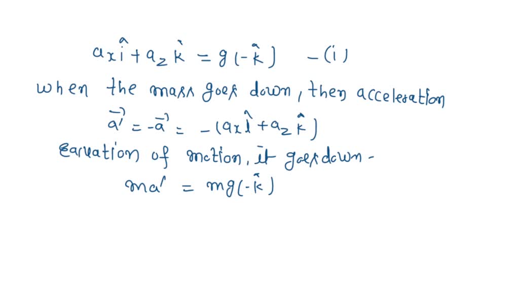 SOLVED: Consider the case of projectile motion under gravity in two ...