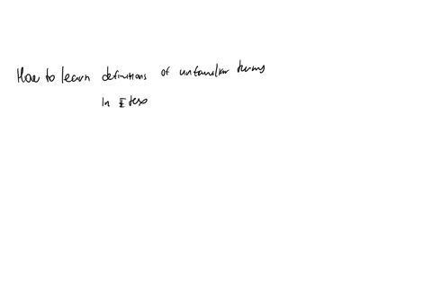 Part D Understanding the definitions of key terms is...