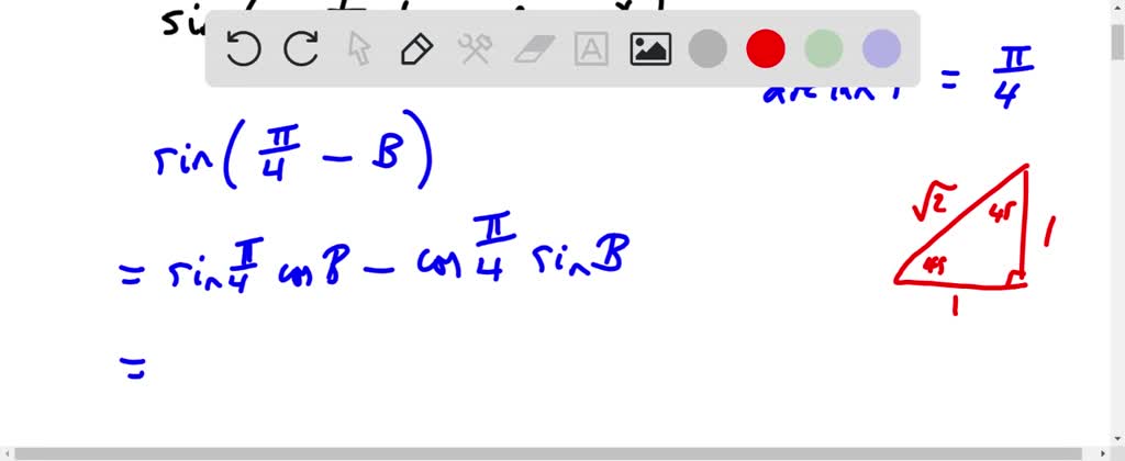 SOLVED: find the exact value of the expression in terms of x with the ...