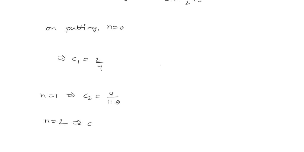 SOLVED: Solving differential equations by the Frobenius method of ...