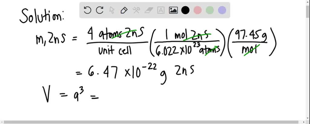 SOLVED: The zincblende structure of ZnS has a relatively face-centered ...