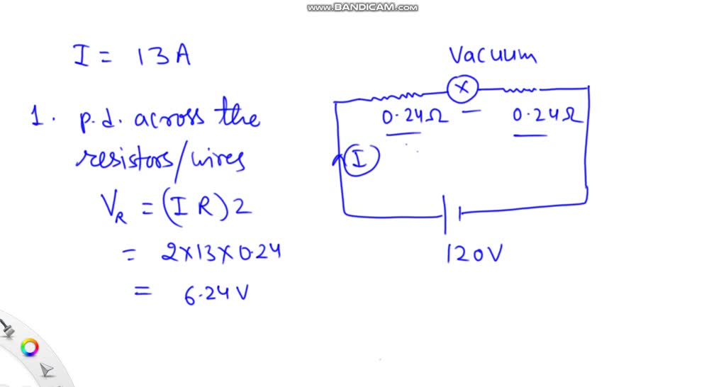 SOLVED: If you use an extension cord, current travels from the 120 V outlet, along one wire ...