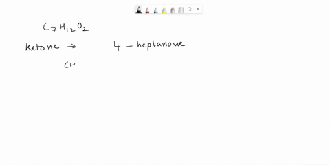Structures with the molecular formula c7h12o2 that contain...