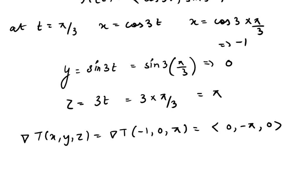 SOLVED: Suppose that the Celsius temperature at the point (x, y, z) in a region in space is T(x ...