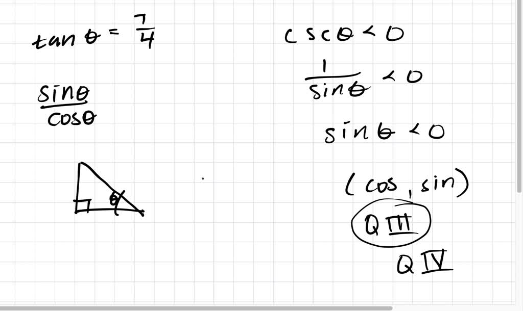 SOLVED: Finding values of trigonometric functions given informatic 7 ...