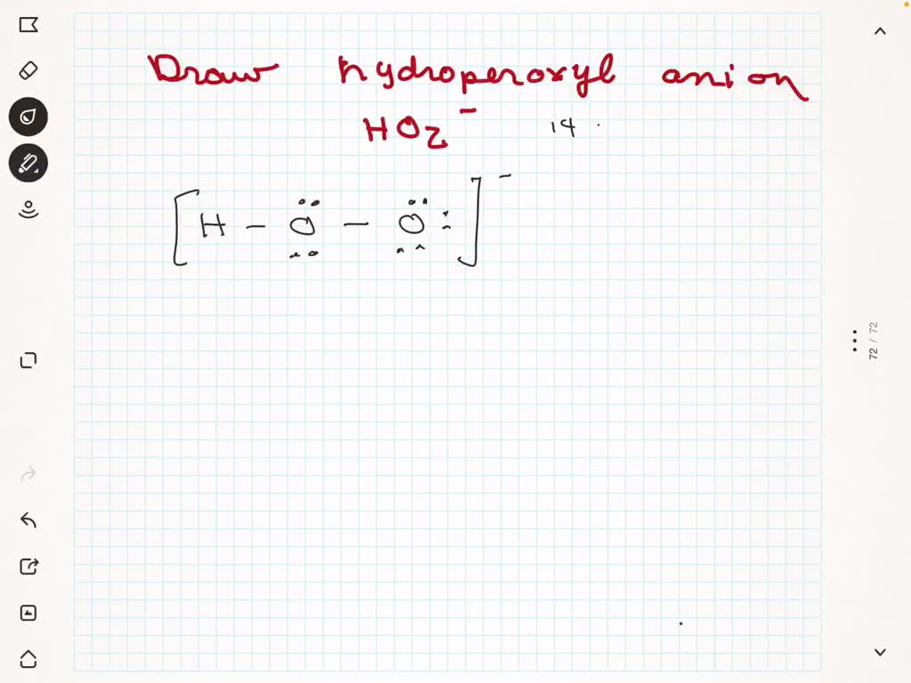 SOLVED Draw The Lewis Structure For The Polyatomic Hydroperoxyl HO SOLVED Draw The Lewis Structure For The Polyatomic Hydroperoxyl HO