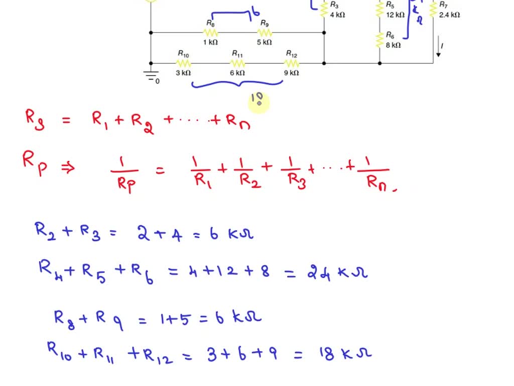 SOLVED: Consider the circuit shown in the figure below. Assume R = 12.0Ω, R3 = 8.5Ω, and V = 7 ...