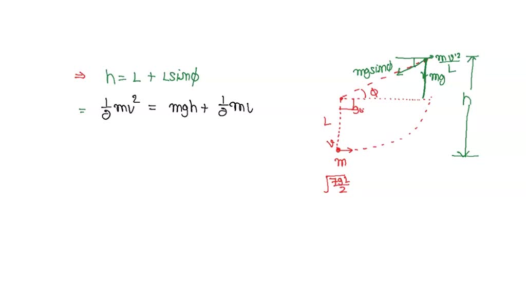 SOLVED: "A particle suspended from a fixed point, by a light ...