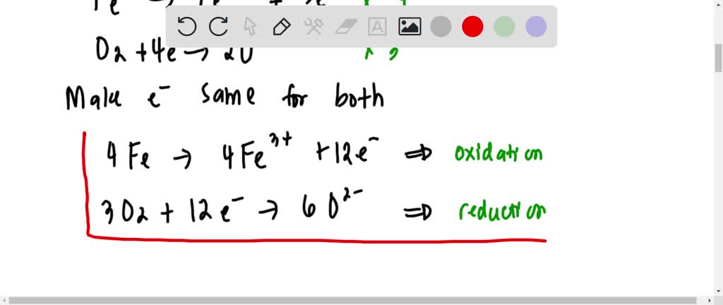 For the complete redox reactions given here, write the half-reactions ...