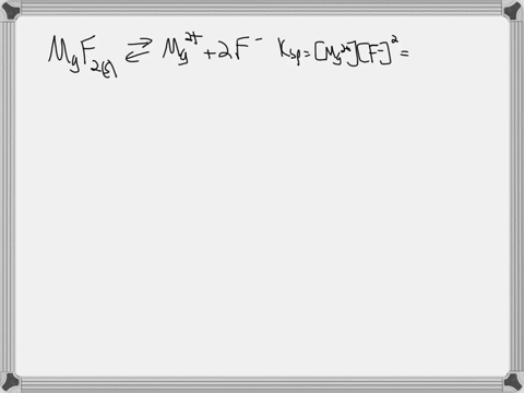 24. Finish the chemical equation showing the solubility...
