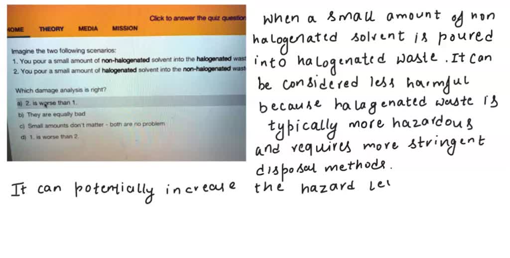 SOLVED: HOME Theory MEDIA MISSION Imagine the two following scenarios ...