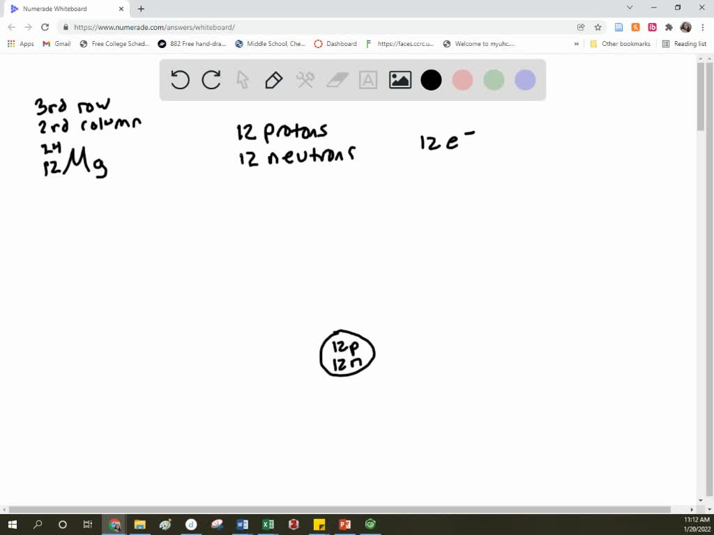 SOLVED: Drawing the atomic structure of atoms. 1. On the following page ...