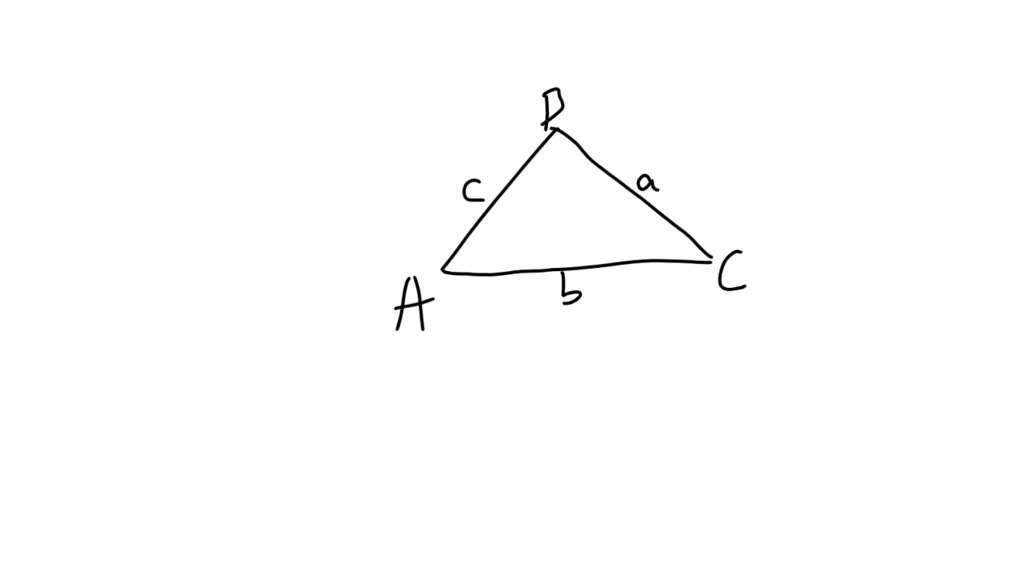 SOLVED: What is the shortest distance from point B to line A C in the ...