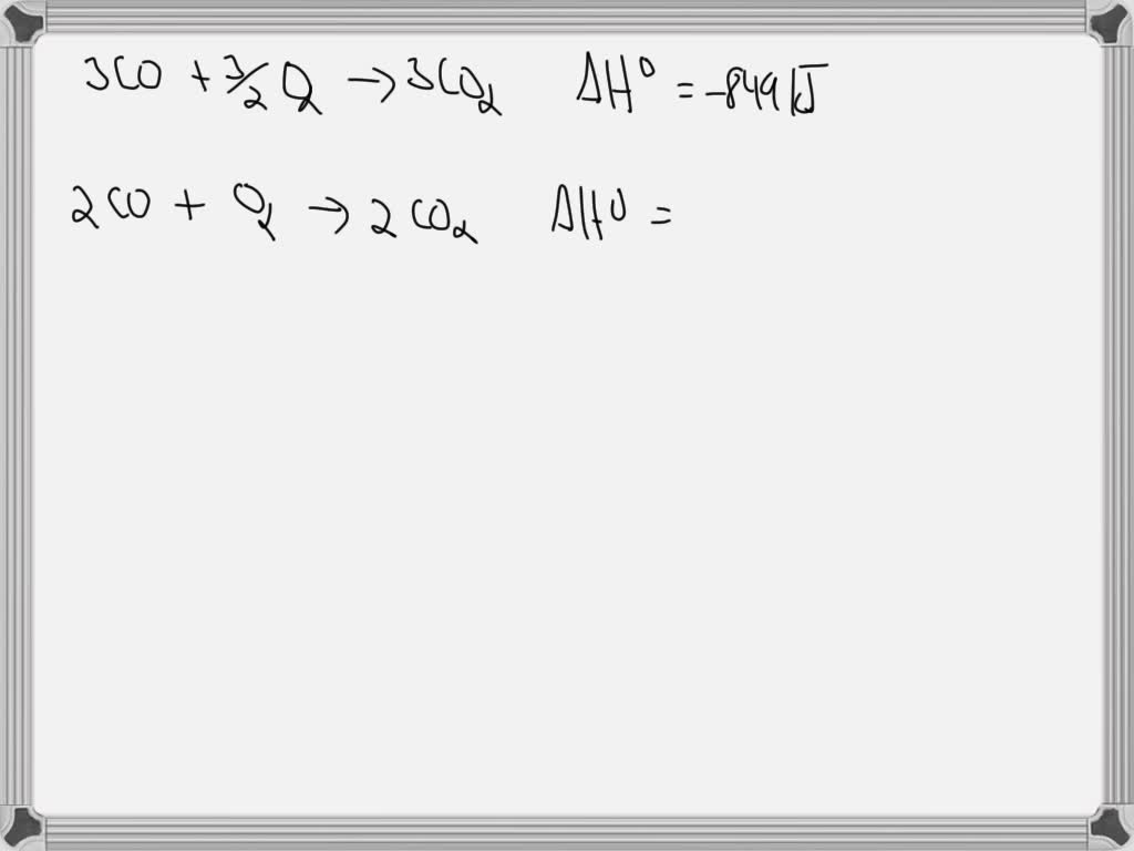 SOLVED: 1. One thermochemical equation for the reaction of carbon ...