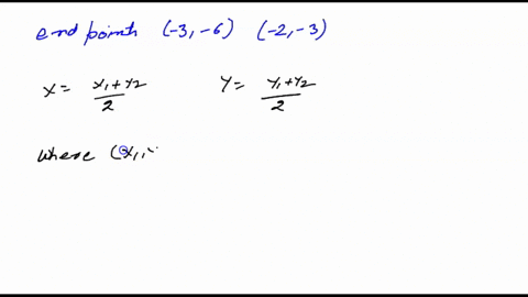 SOLVED: 'Find the midpoint of PQ'