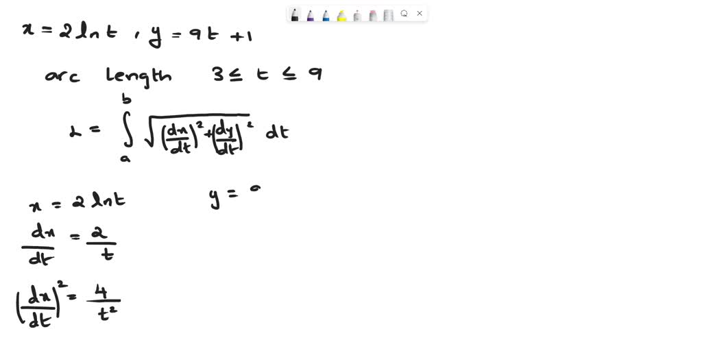SOLVED: Write an integral that represents the arc length of the curve ...