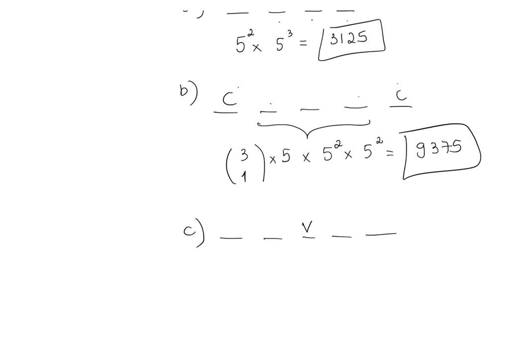 SOLVED: Out of 5 consonants and 5 vowels, how many 5 letter codes of 3 ...