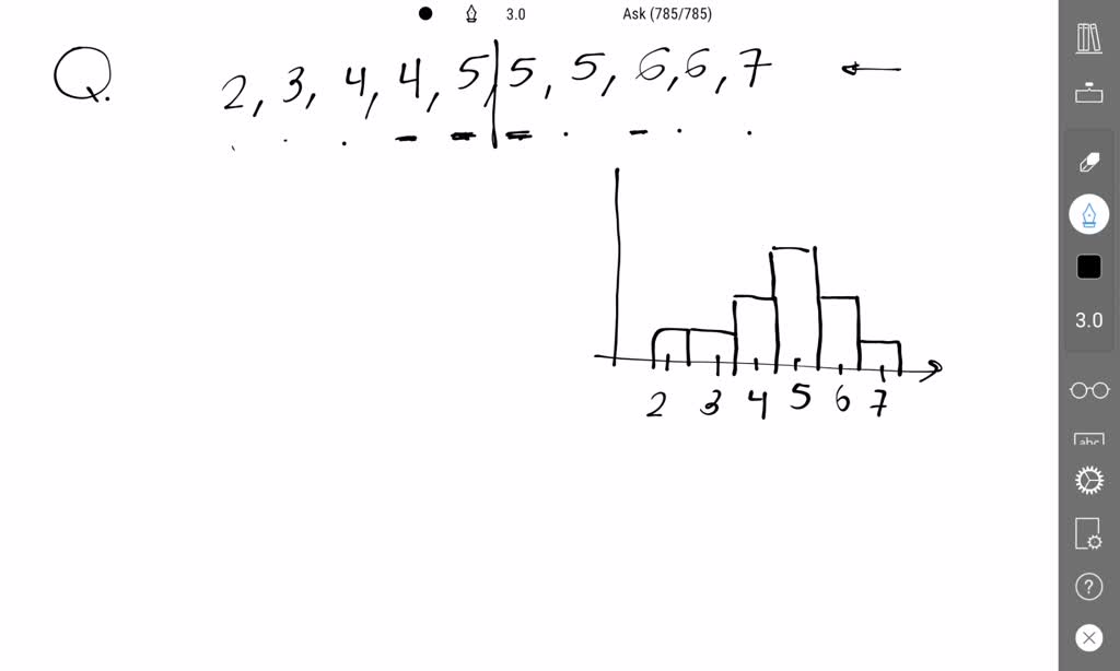 SOLVED: find the precise median for the following scores measuring a continuous variable 2 3 4 4 ...